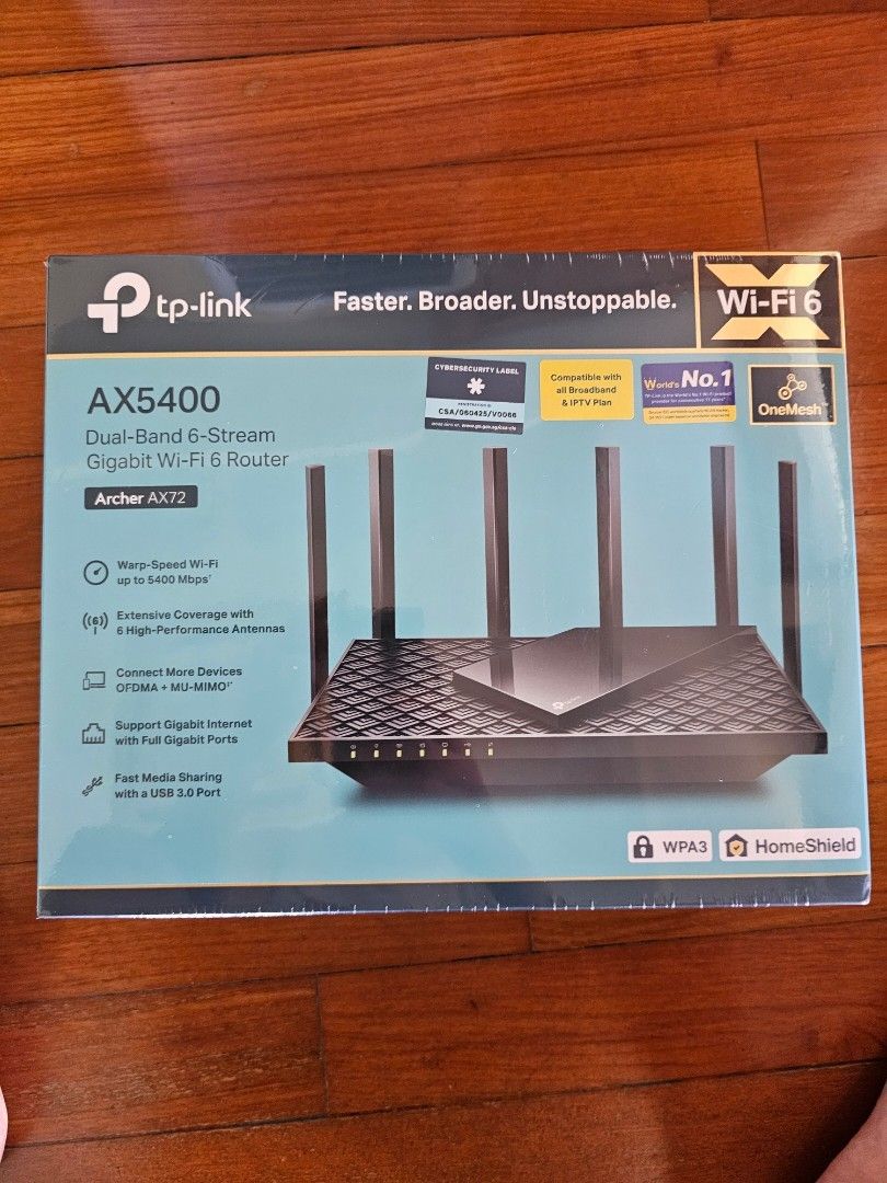 Tp-link AX5400 router, Computers & Tech, Parts & Accessories ...
