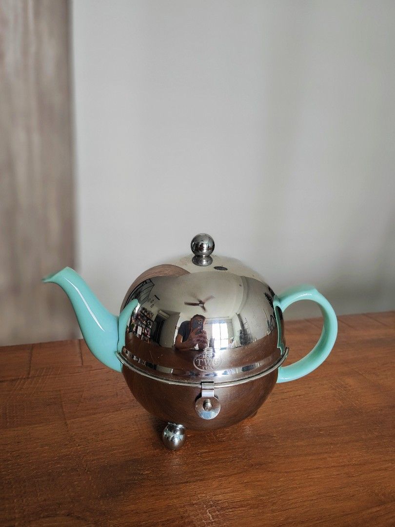 TWG Design Orchid Teapot with stainless steel warmer + tea cup and ...