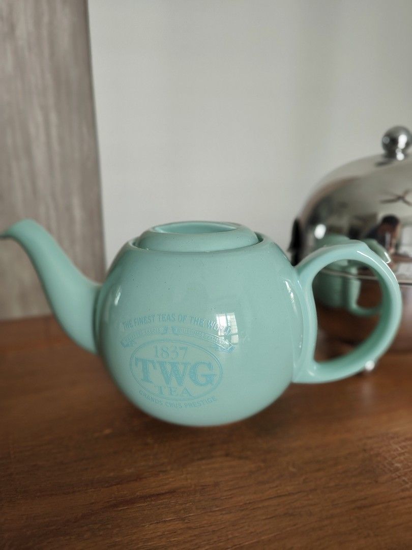 TWG Design Orchid Teapot with stainless steel warmer + tea cup and ...