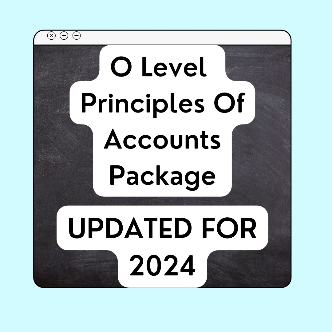 *WORTHIEST* O LEVEL PRINCIPLE OF ACCOUNTS PACKAGE [Top Student's Notes ...