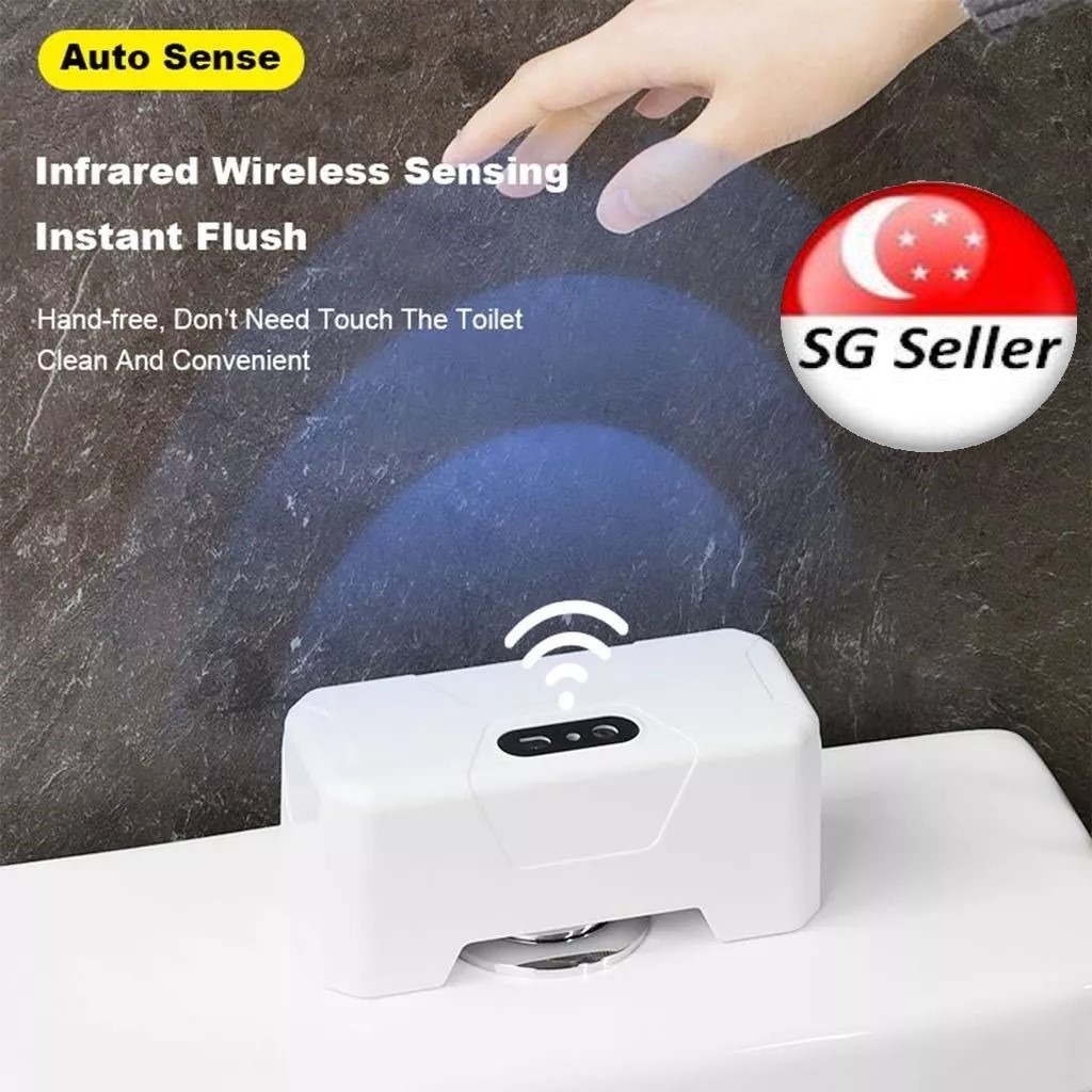 USB Chargeable Touchless Toilet Flush Sensor Automatic Lavatory Sensor ...