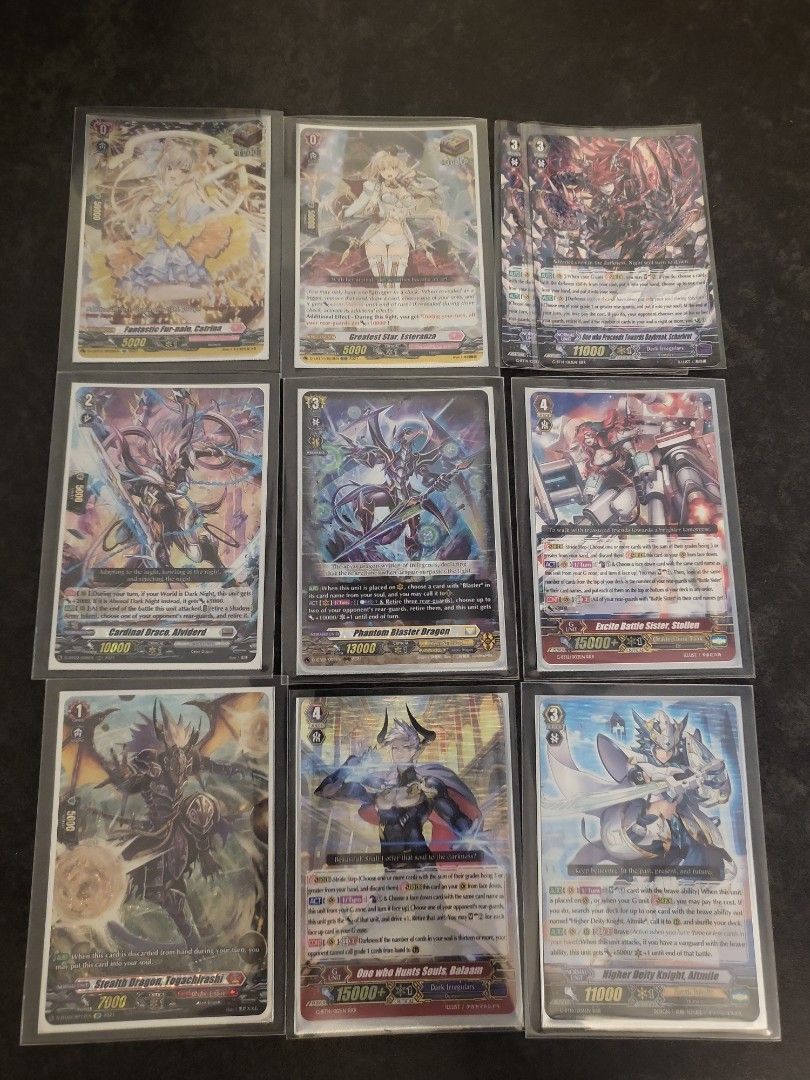Vanguard Cardfight TCG rares, Hobbies & Toys, Toys & Games on Carousell