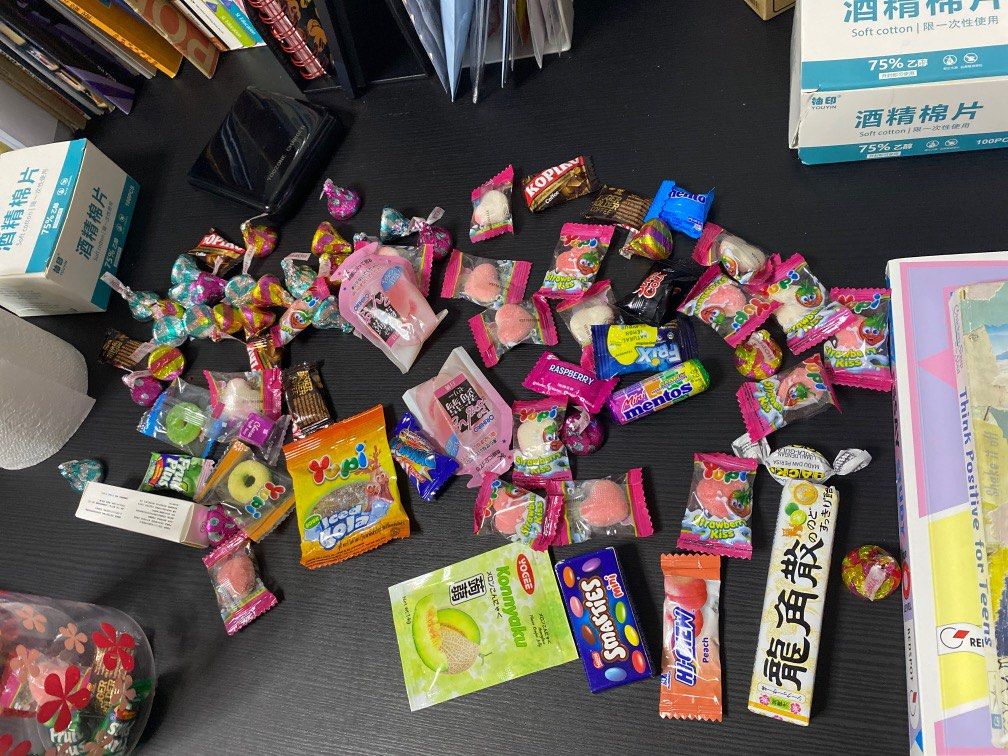 Variety Of Sorted Candies ( in a jar), Food & Drinks, Packaged ...