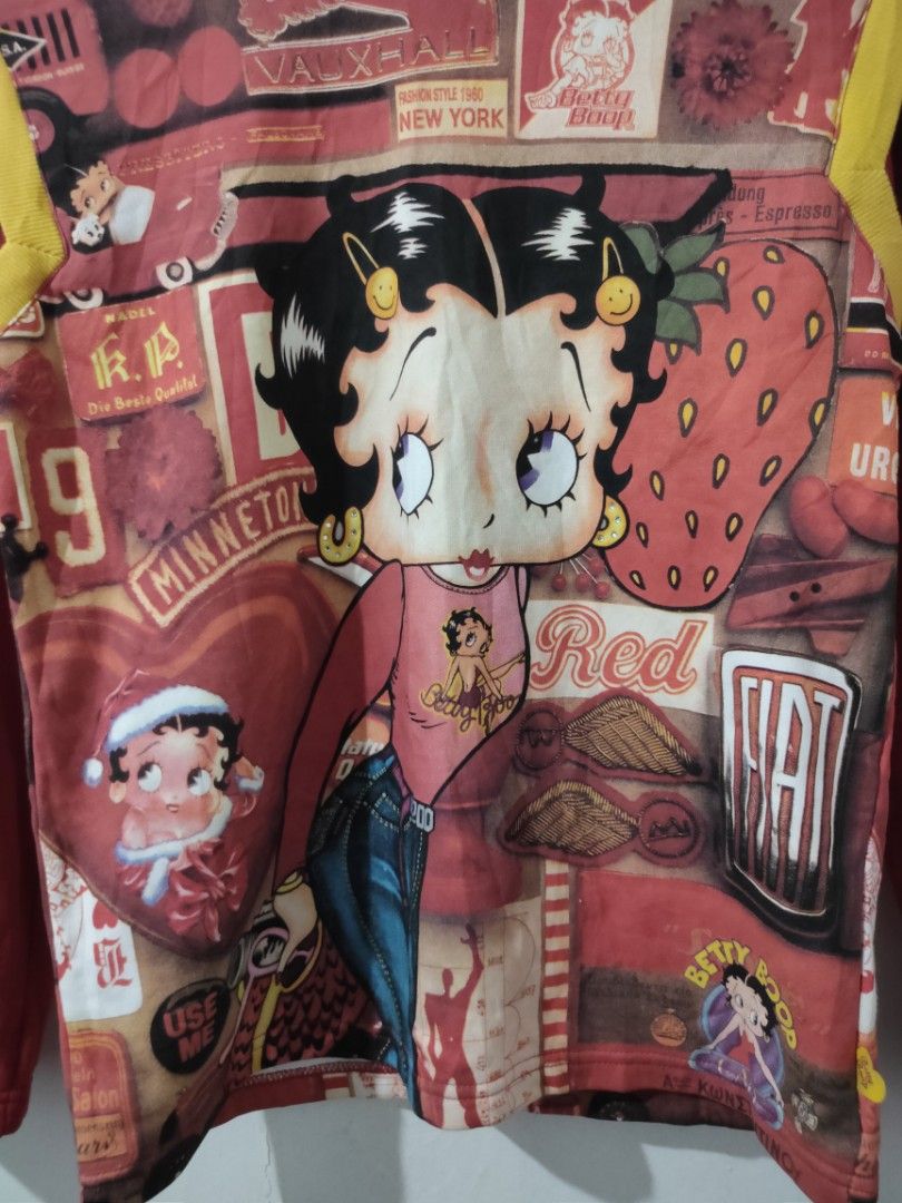 Vintage Betty Boop Sweater, Women's Fashion, Tops, Others Tops on Carousell