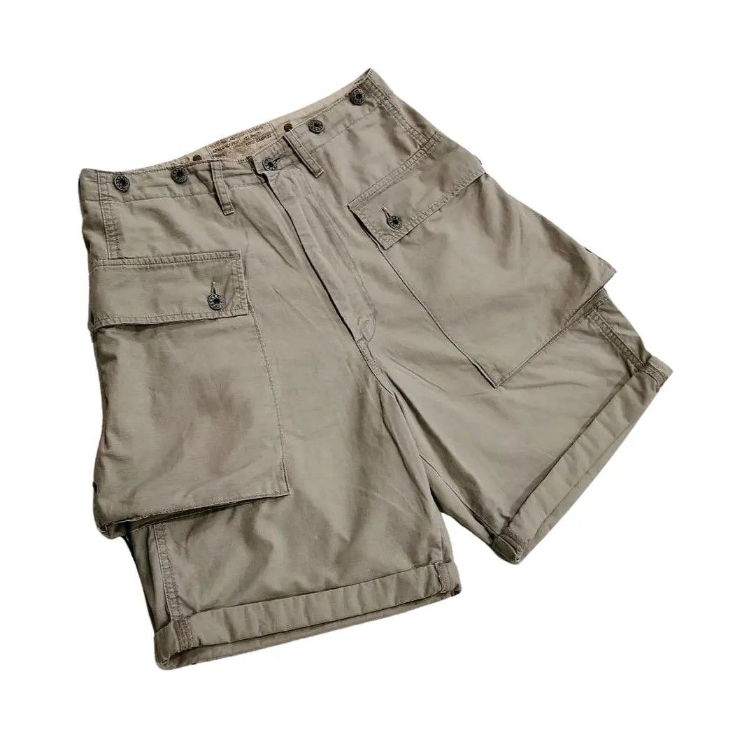 Vintage US Army Military USMC style monkey Utility shorts Workwear, Men ...