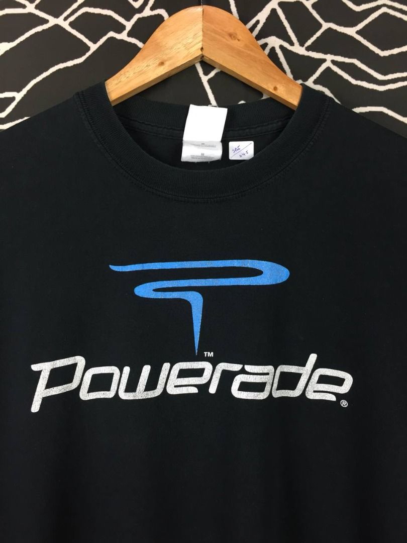 Vtg Y2K Powerade Sports Drink Logo Promo Tee, Men's Fashion, Tops ...