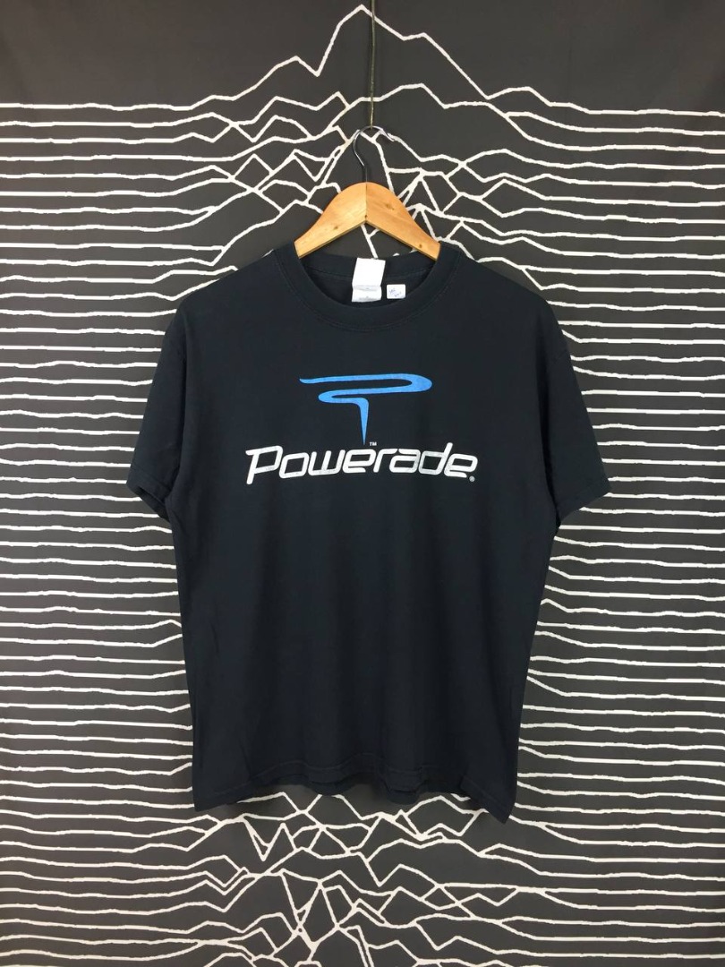 Vtg Y2K Powerade Sports Drink Logo Promo Tee, Men's Fashion, Tops ...