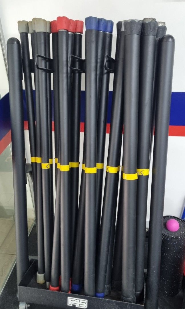 Weighted bars, Sports Equipment, Exercise & Fitness, Weights ...