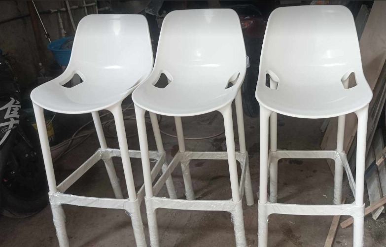 WHITE HIGH CHAIRS - RUBY, Furniture & Home Living, Furniture, Chairs on ...