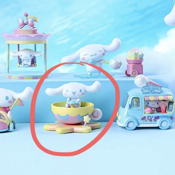 WTS Sanrio cinnamoroll small paradise revolving teacup miniso, Hobbies ...
