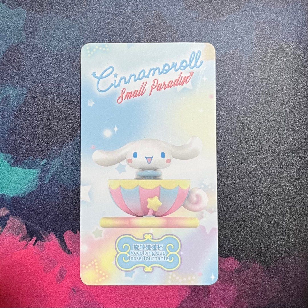 WTS Sanrio cinnamoroll small paradise revolving teacup miniso, Hobbies ...