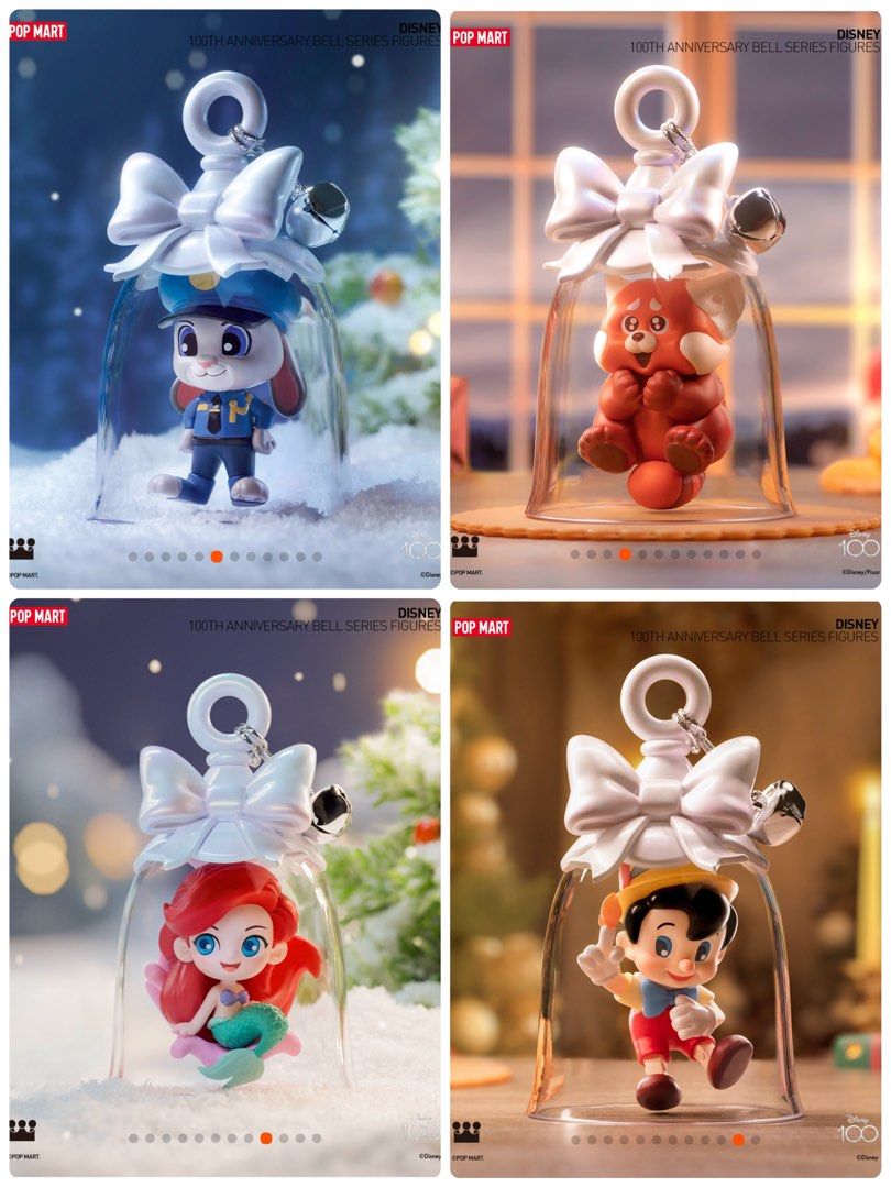 WTT WTS Authentic Popmart Disney 100th anniversary Bell - Red panda ...