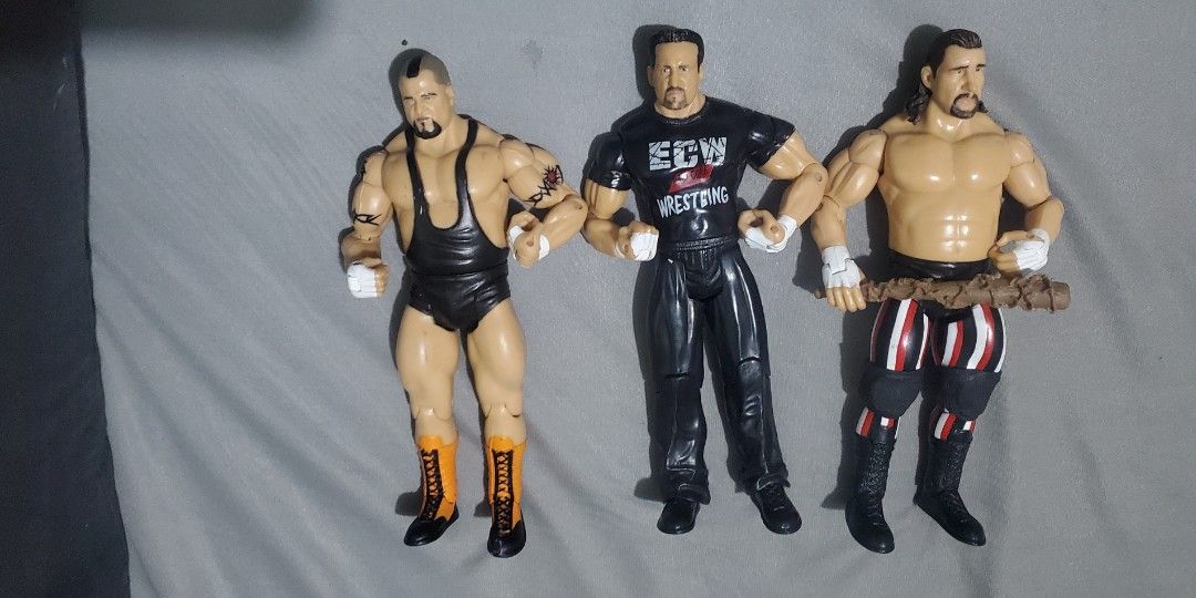 wwe wcw ECW SET Tazz, Tommy Dreamer, Terry Funk, Hobbies & Toys, Toys ...
