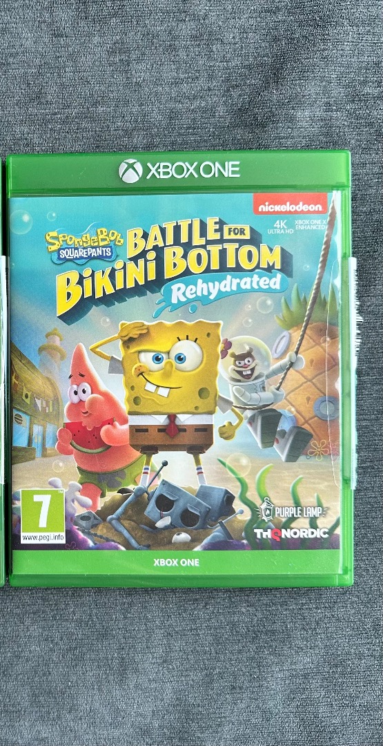 XBox SpongeBob SquarePants Battle for Bikini Bottom Rehydrated, Video ...
