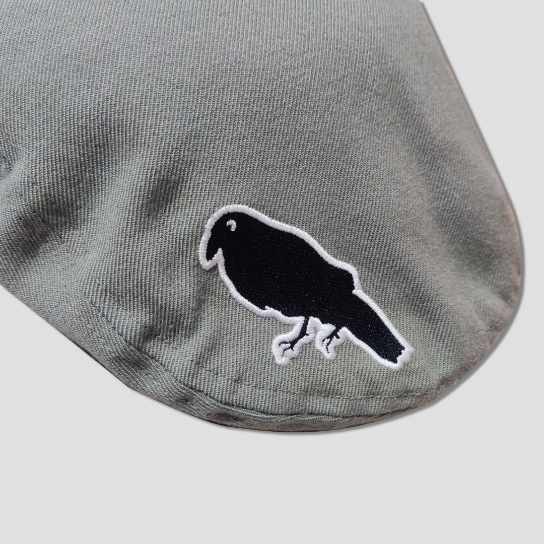 Y3 by YOHJI YAMAMOTO - "Crow Embroidered" Flat Cap, Men's Fashion ...