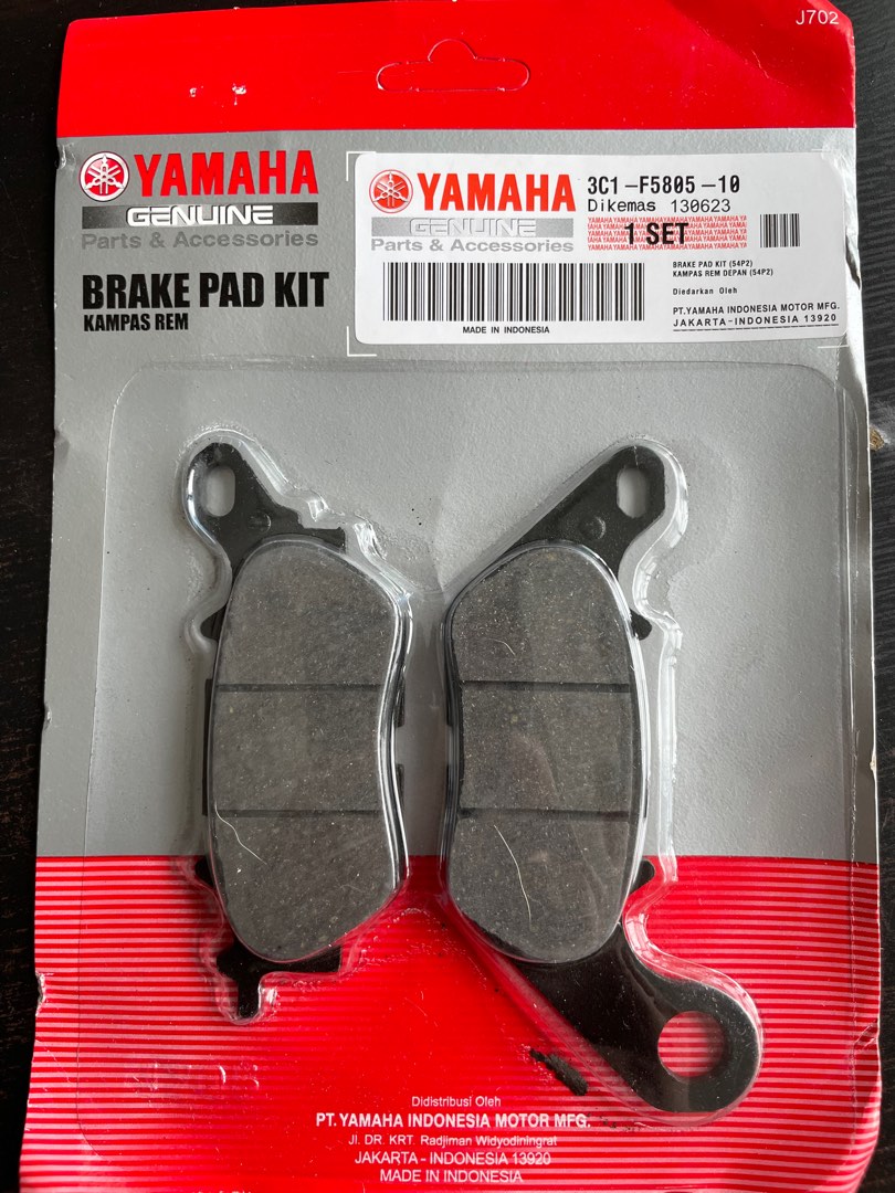 Yamaha brake pad FRONT or REAR, Motorcycles, Motorcycle Accessories on ...