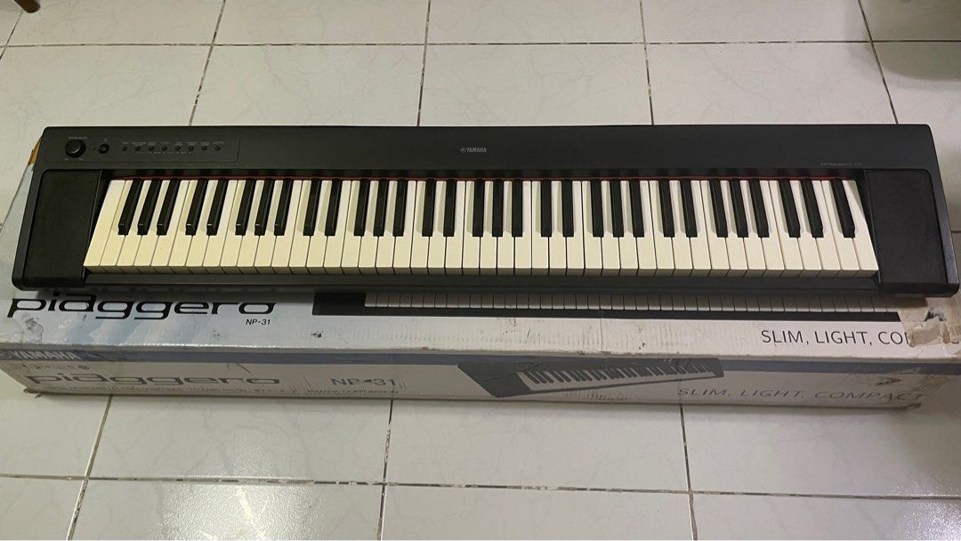 Yamaha Piaggero NP-31 digital piano, Hobbies & Toys, Music & Media, Musical Instruments on Carousell