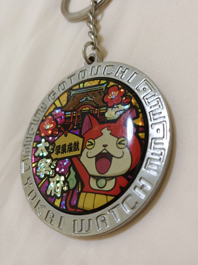 Yokai Watch keychain metal Jibanyan, Hobbies & Toys, Memorabilia ...