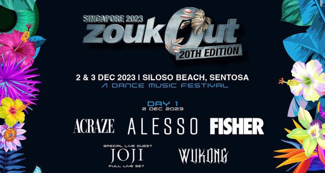 ZoukOut day1 tickets, Tickets & Vouchers, Event Tickets on Carousell