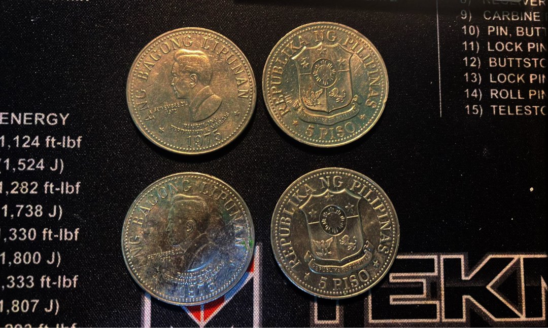1975 5 Php Marcos Coin NEW/UNCIRCULATED, Hobbies & Toys, Memorabilia ...