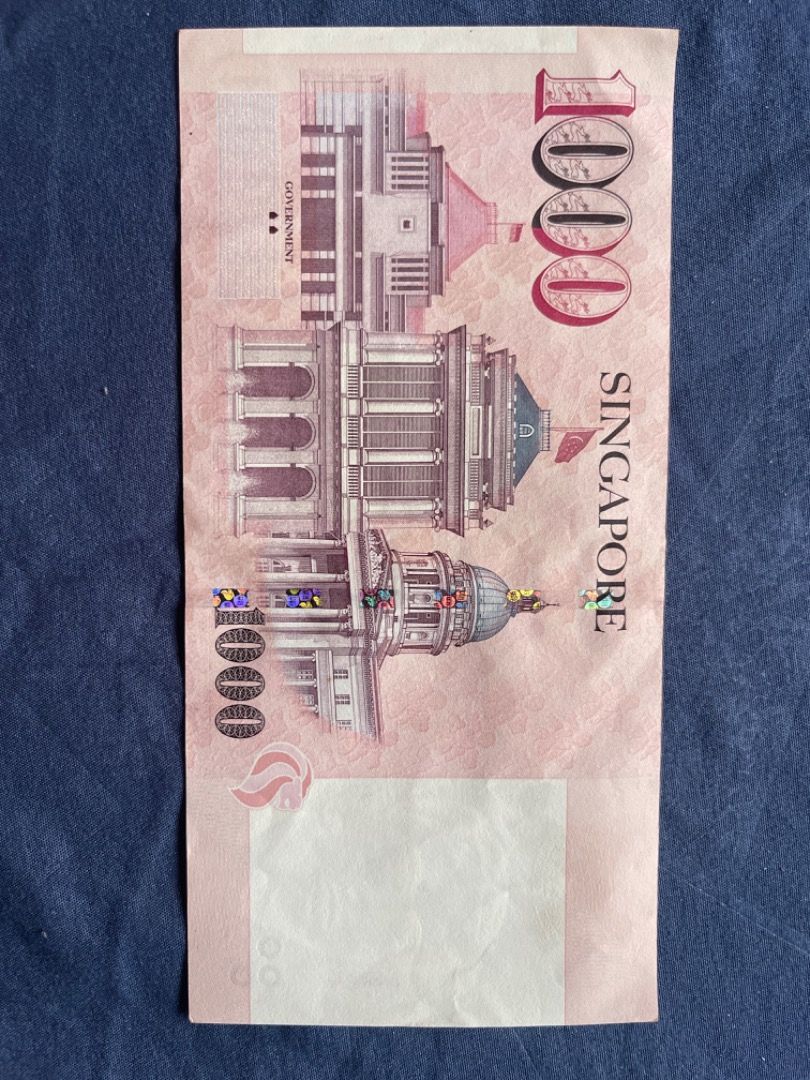 1k 1000 dollar SGD notes, Hobbies & Toys, Memorabilia & Collectibles ...
