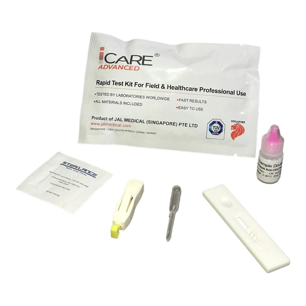 3 Set iCare HIV Rapid Screen Test Kit 99% Accuracy, Health & Nutrition ...