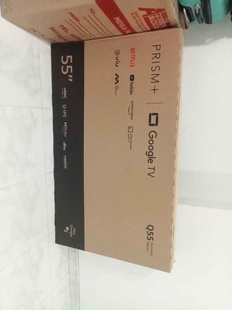55" TV empty Box, TV & Home Appliances, Other Home Appliances on Carousell