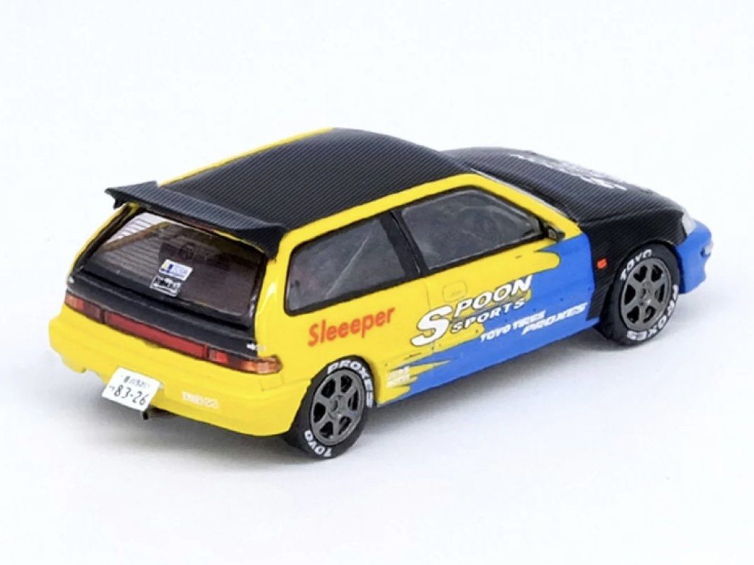 全新 未開封 INNO 64 Scale 1:64 1/64 比例 本田 思域 Honda Civic EF9 Spoon Livery ...
