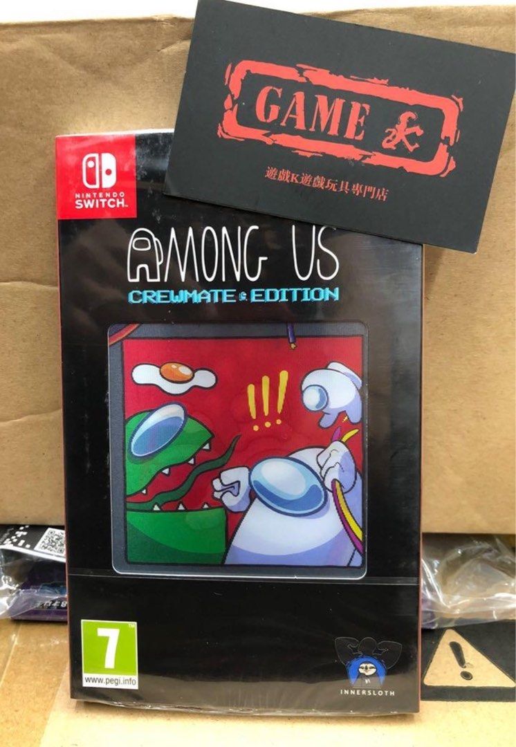 全新 NS SWITCH 太空狼人殺 AMONG US CREWMATE EDITION 我們之中 船員版 隊友版 (中英文版), 電子遊戲, 電子遊戲, Nintendo 任天堂 ...