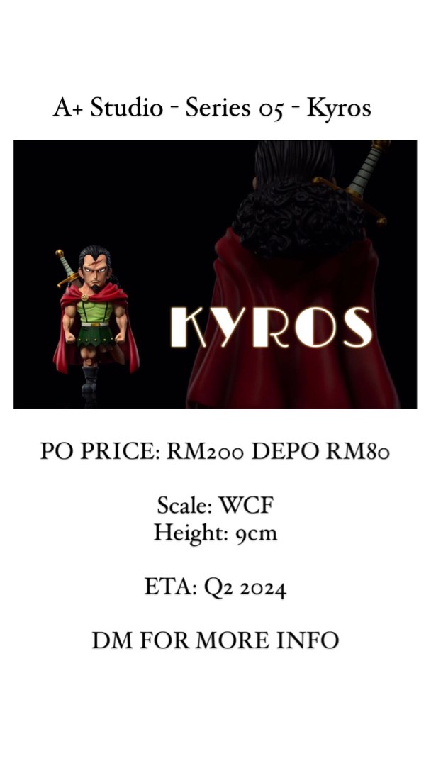 A+ Studio - Series 05 - Kyros, Hobbies & Toys, Toys & Games on Carousell