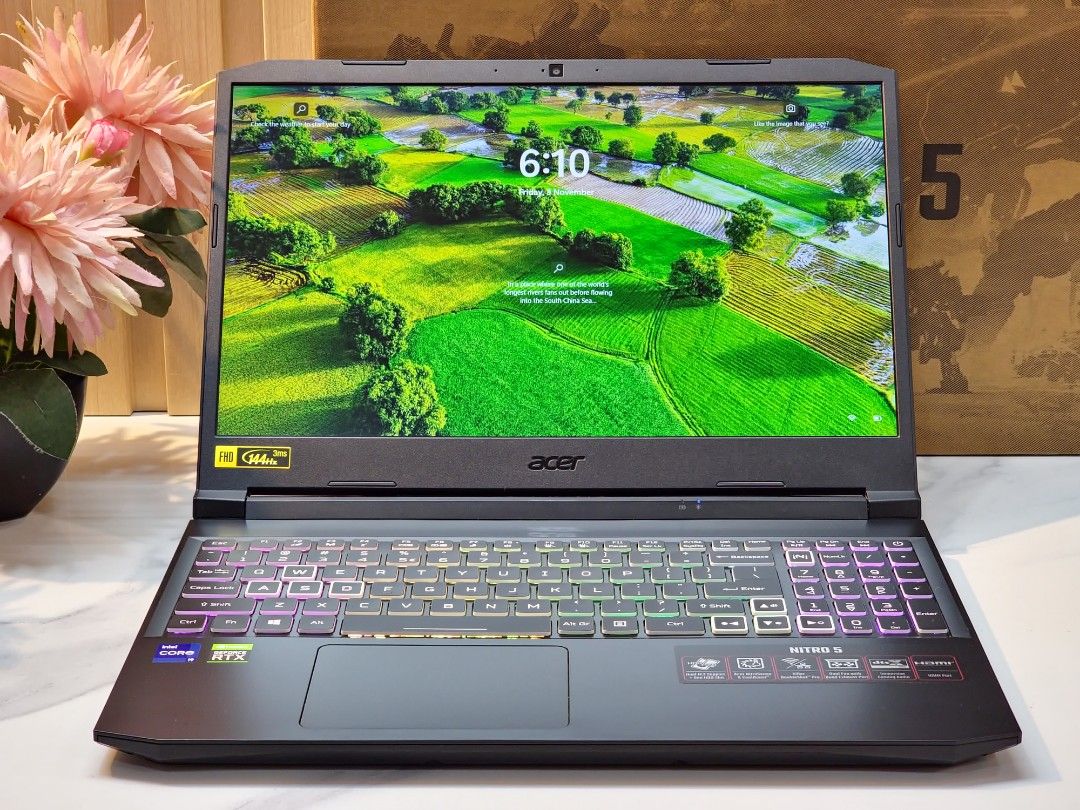 Acer Nitro 5 AN515-57-90SF Core i9 11th Gen 16GB RAM 512GB SSD 1TB HDD RTX 3060 6GB GDDR6 15.6 ...