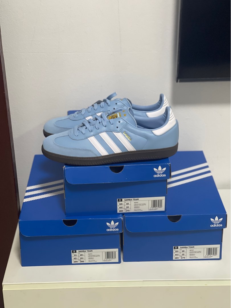 Adidas Samba Team Argentina, Men's Fashion, Footwear, Sneakers on Carousell