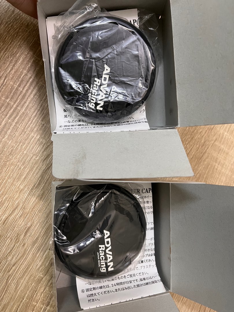 Advan racing flat rim cap 73mm, Car Accessories, Accessories on Carousell