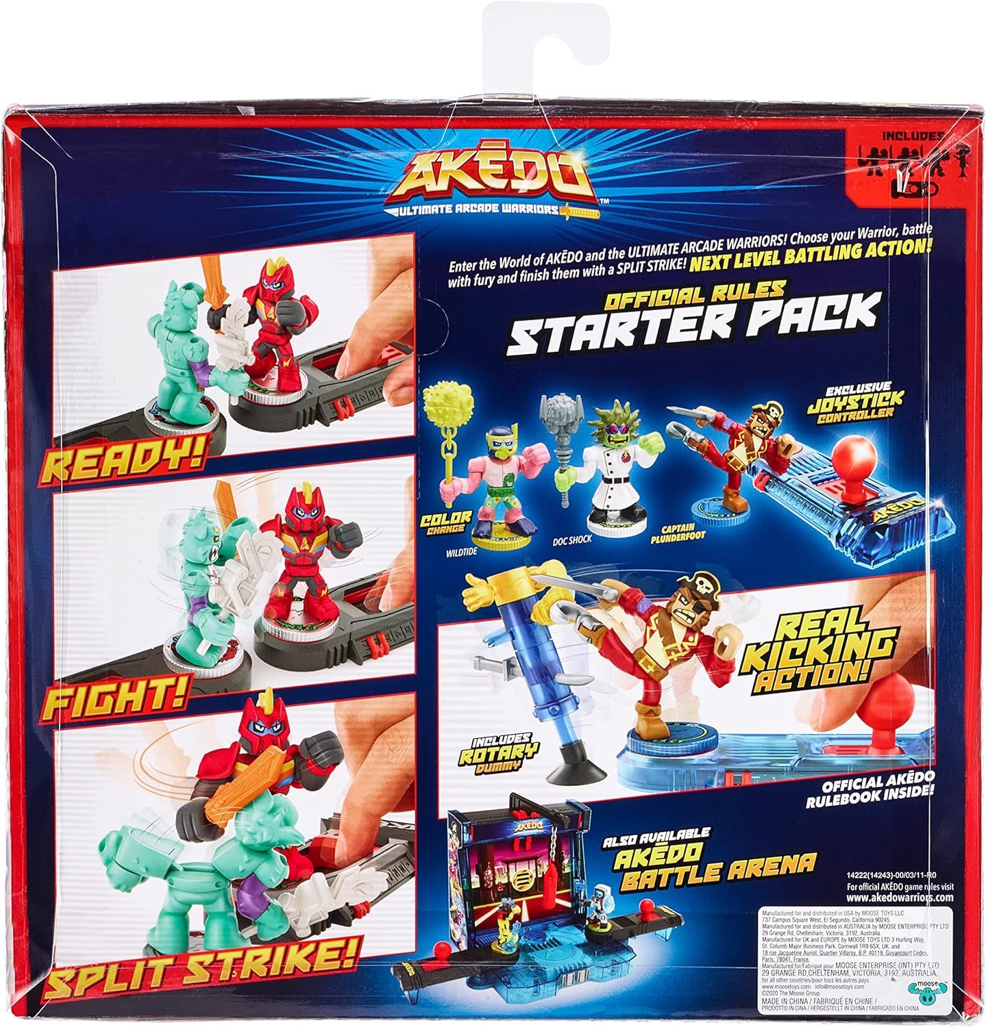 Akedo - Ultimate Arcade Warriors Starter Pack - Legendary Punch Attack ...