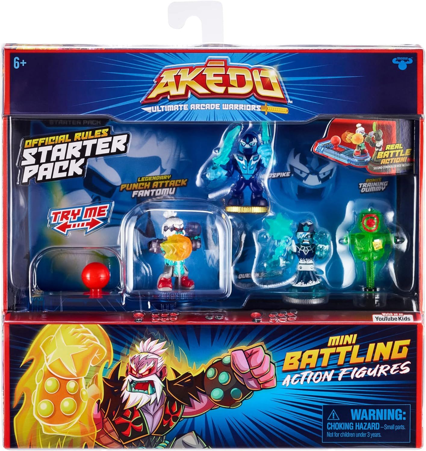 Akedo - Ultimate Arcade Warriors Starter Pack - Legendary Punch Attack ...