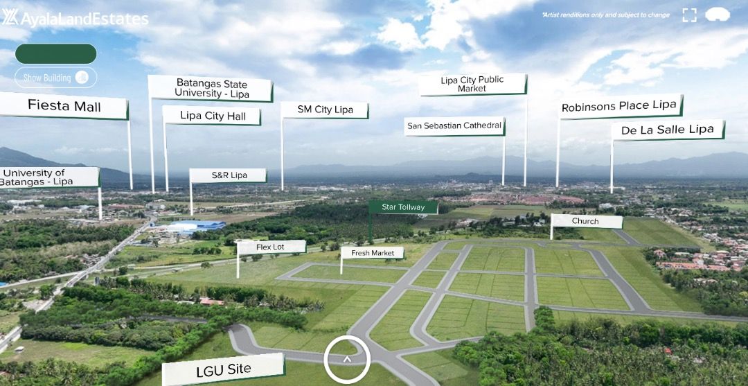 AREZA Ayala Land Commercial Lots Lipa Batangas South Luzon Properties ...