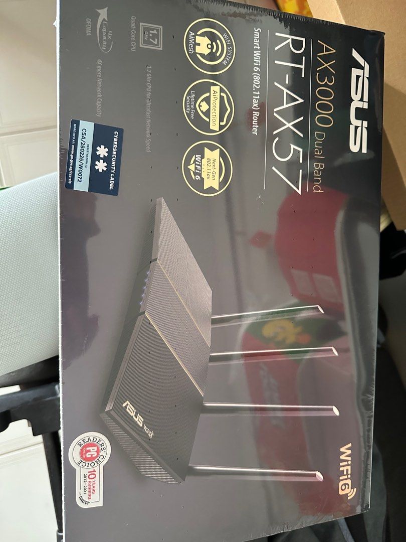 ASUS AX3000 RT-AX57 Router, Computers & Tech, Parts & Accessories ...
