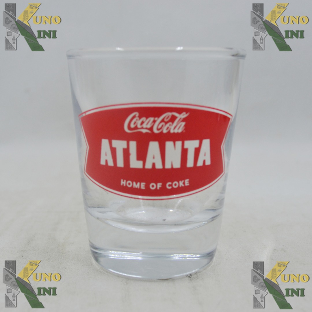 ATLANTA HOME OF COKE - COCA COLA SHOT GLASS, from Atlanta - U.S.A ...