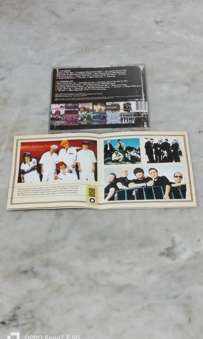Backstreet boys Greatest Hits~Chapter one Album CD+VCD, 2001 ZOMBA ...