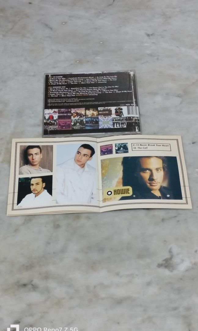 Backstreet boys Greatest Hits~Chapter one Album CD+VCD, 2001 ZOMBA ...
