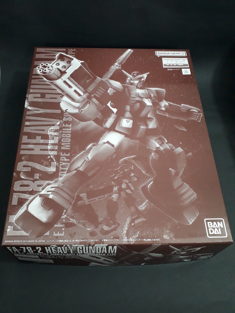 Bandai 魂限 MG 1/100 重裝高達 FA-78-2 Heavy Gundam MSV 重武裝 高達 模型 Master Grade ...