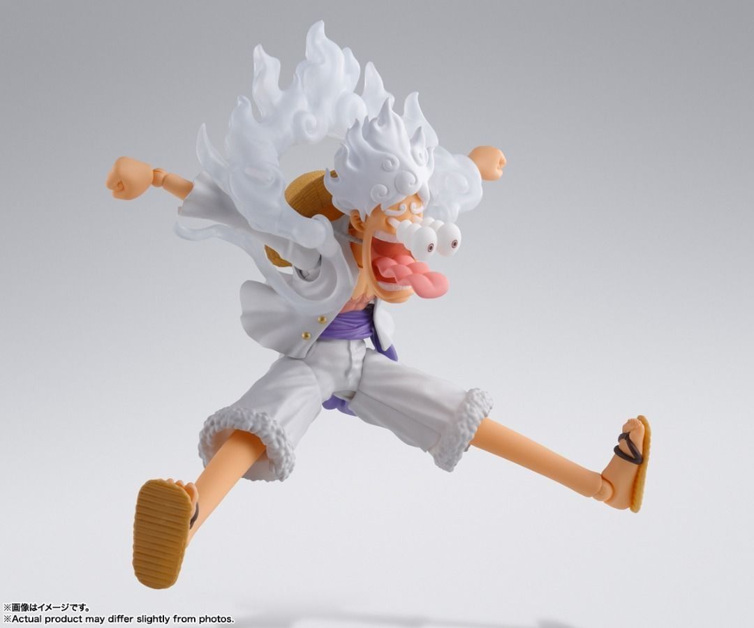 Bandai SHF s.h.figuarts One Piece monkey.d.luffy GEAR5 海賊王 蒙奇.D.路飛 5檔 ...