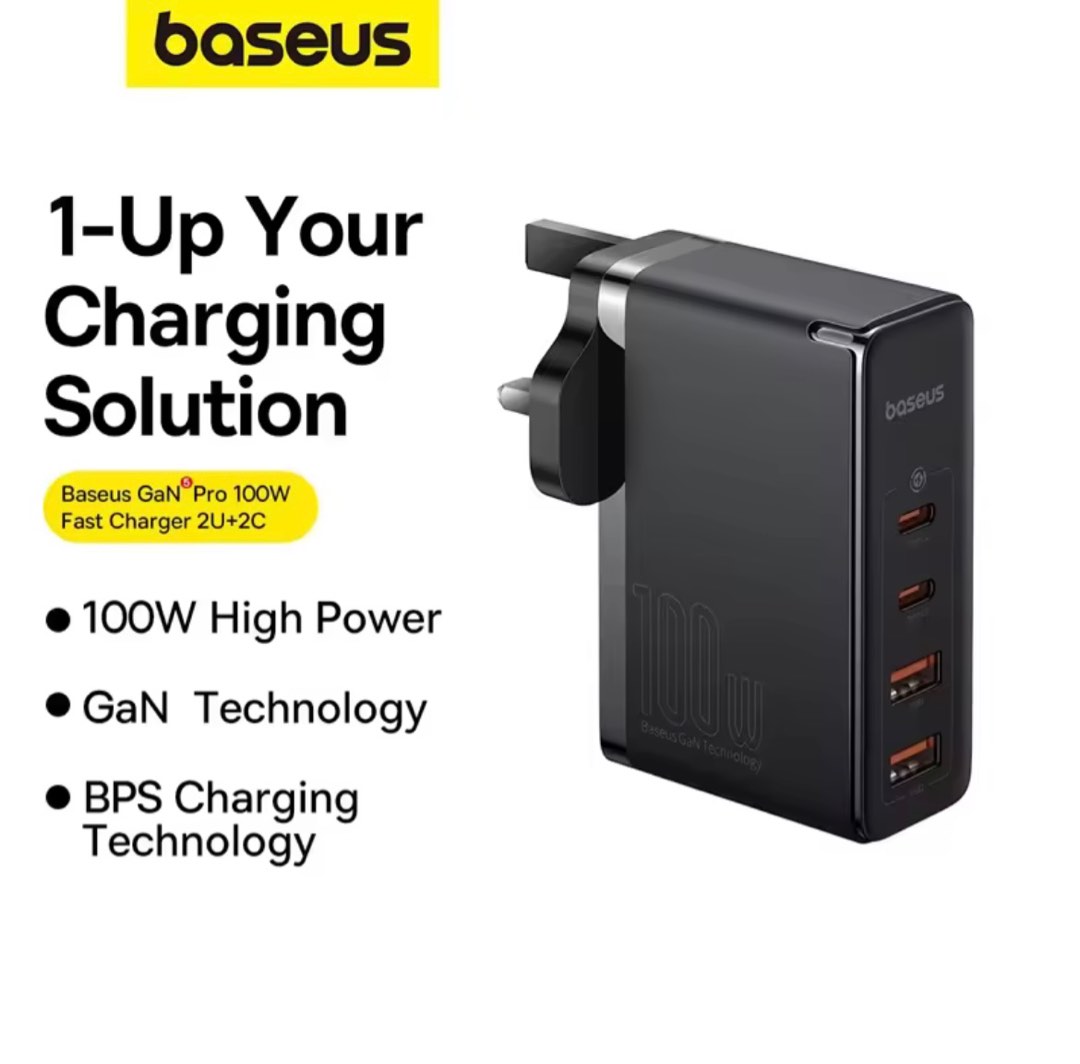 Baseus 100w charger, Mobile Phones & Gadgets, Mobile & Gadget ...