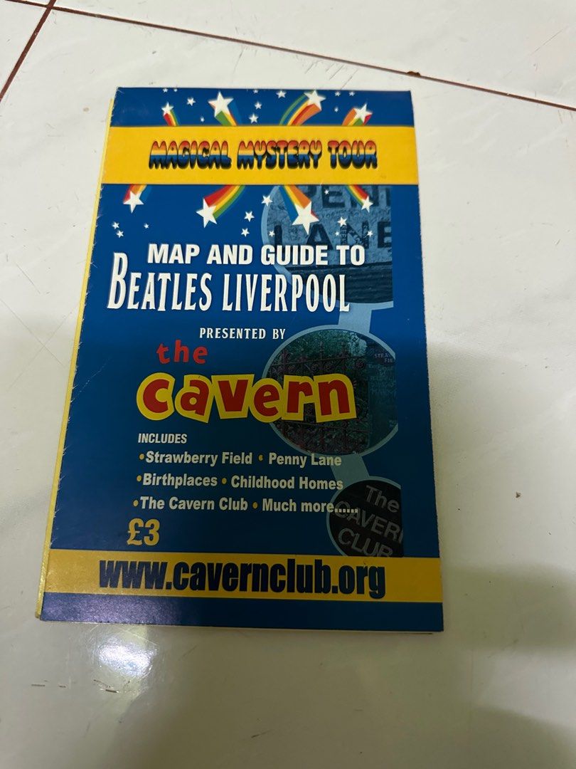 Beatles Liverpool Guide Map, Hobbies & Toys, Books & Magazines, Travel ...