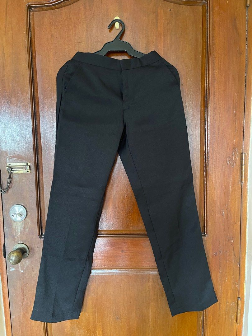Black slacks (UST Commerce Type A Uniform), Women's Fashion, Bottoms ...