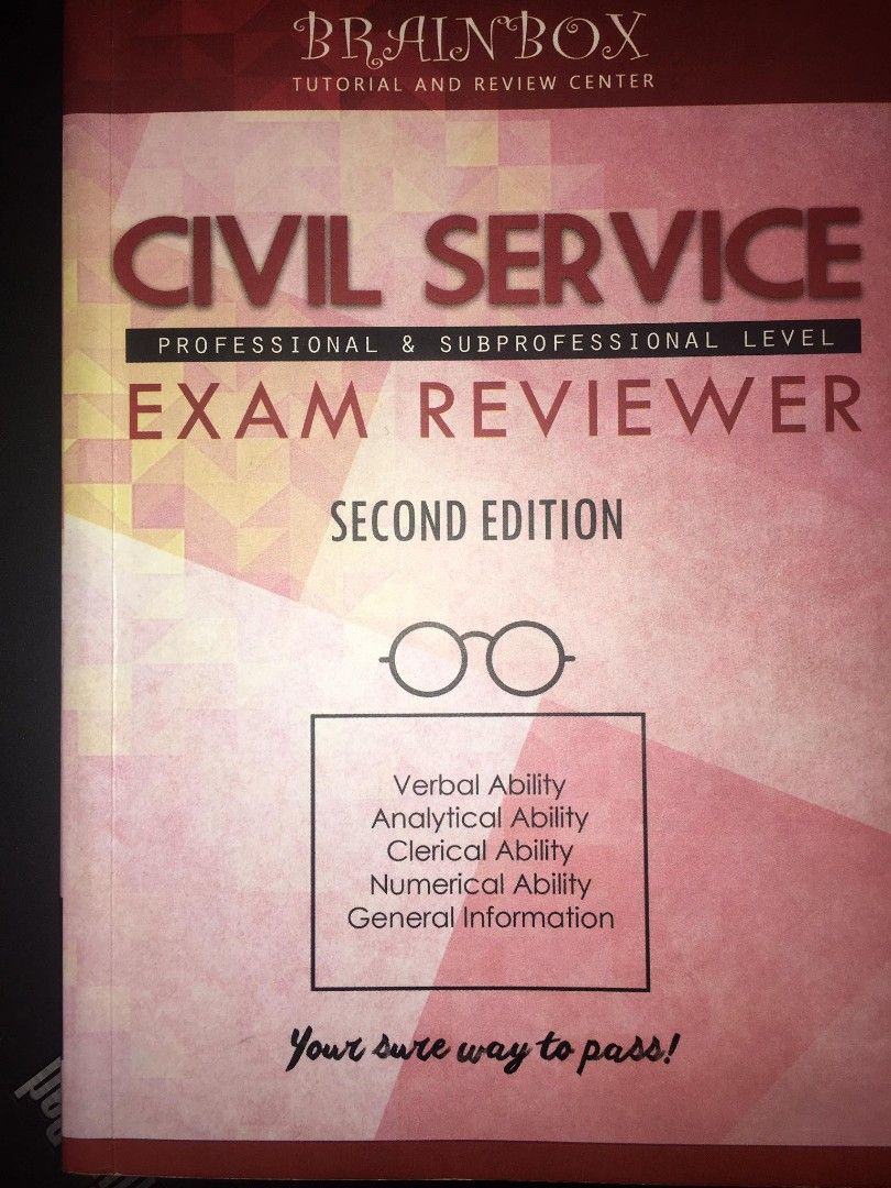 Brainbox Civil Service Exam Reviewer 2nd Edition 2023, Hobbies & Toys ...