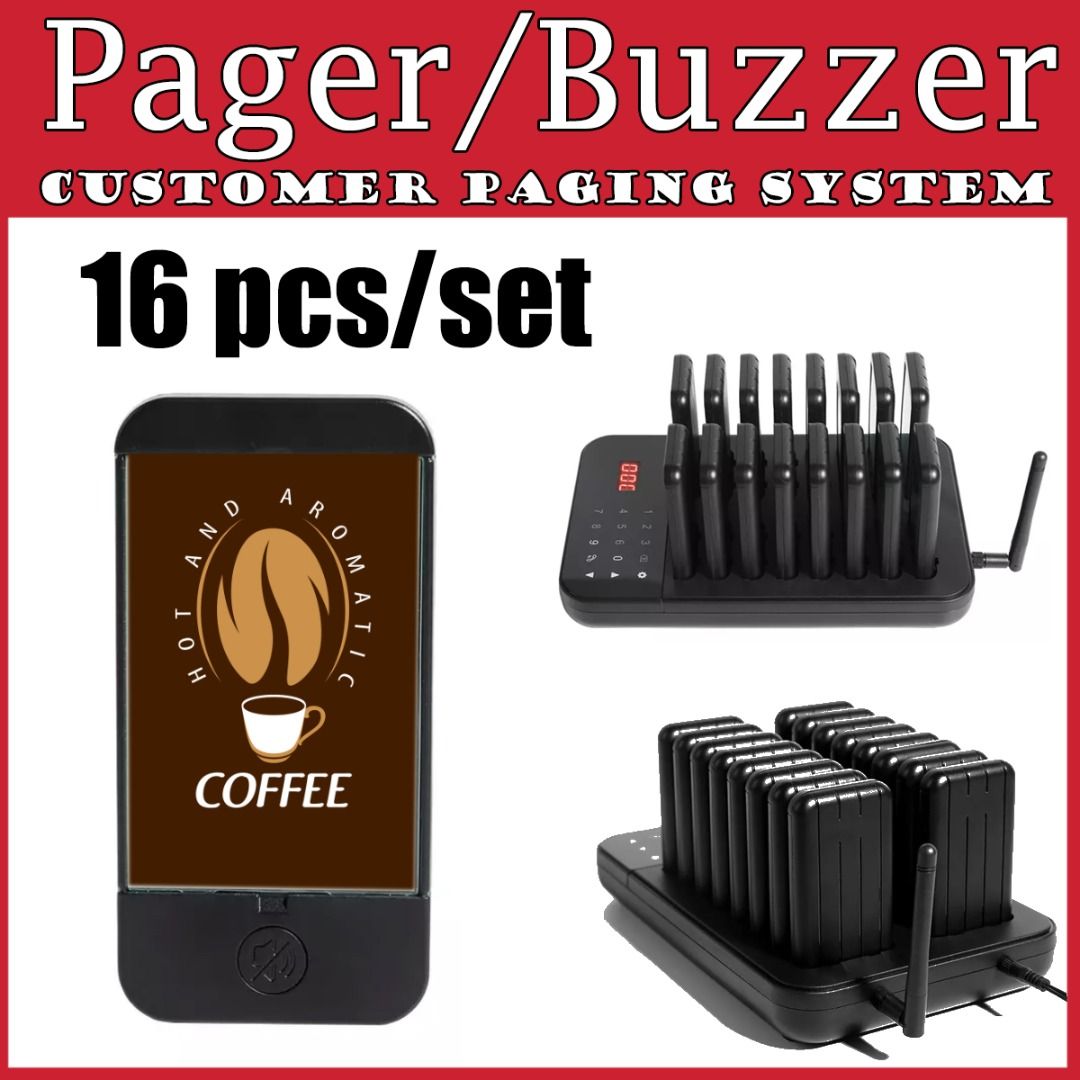Brand New Latest 16pcs pager premium model buzzer pager food court ...