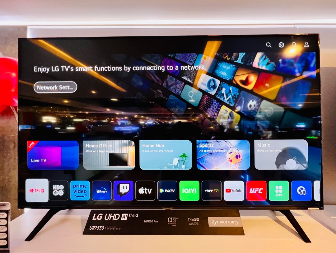 Brand New LG 65UR7550PSC 65inch 4K UHD Smart LED TV, TV & Home ...