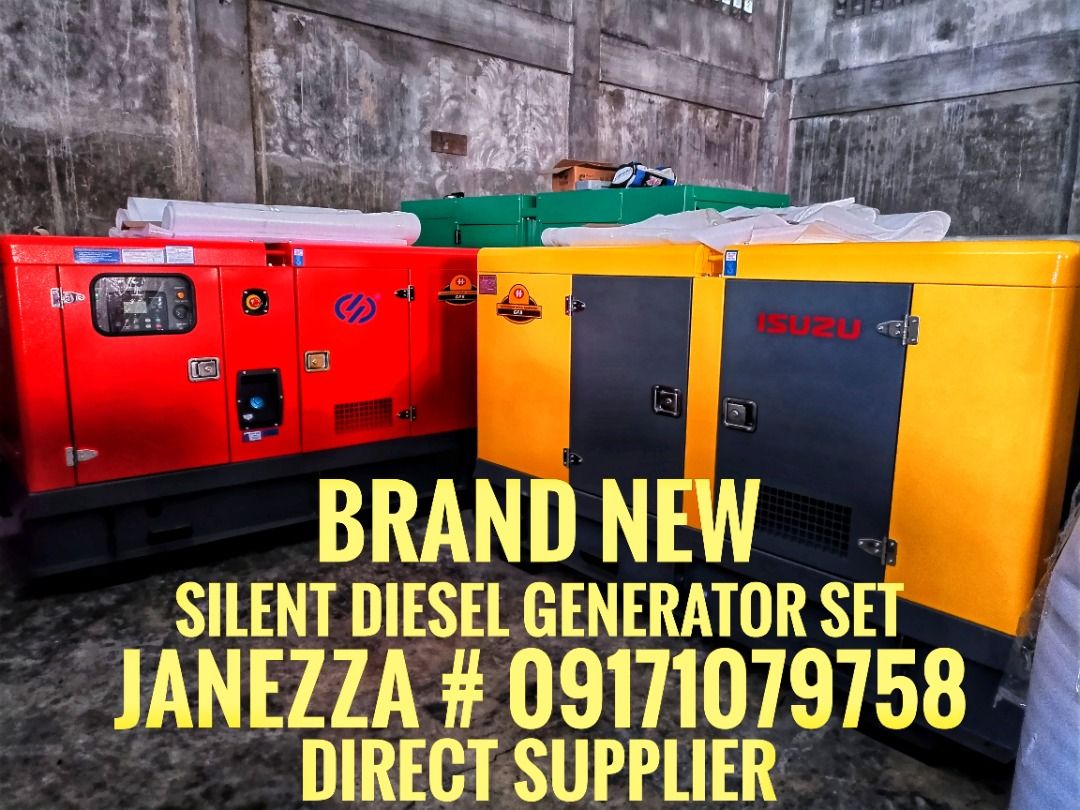 BRAND NEW SILENT DIESEL GENERATOR SET, Commercial & Industrial ...