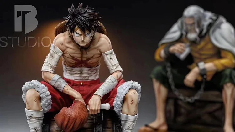 BT Studio - monkey d luffy sitting series gk figure - one piece statue ...